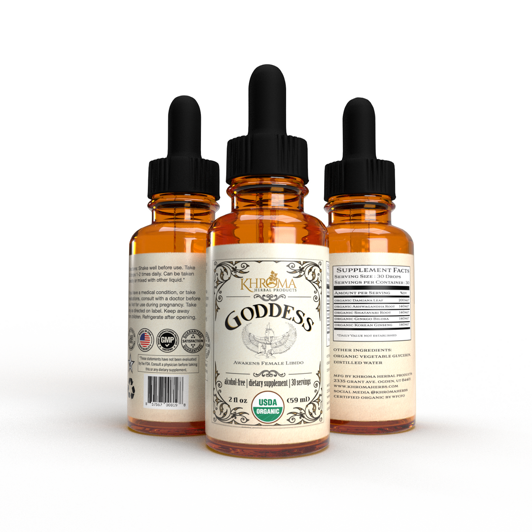 Goddess - Organic Female Blend – Khroma Herbal Products