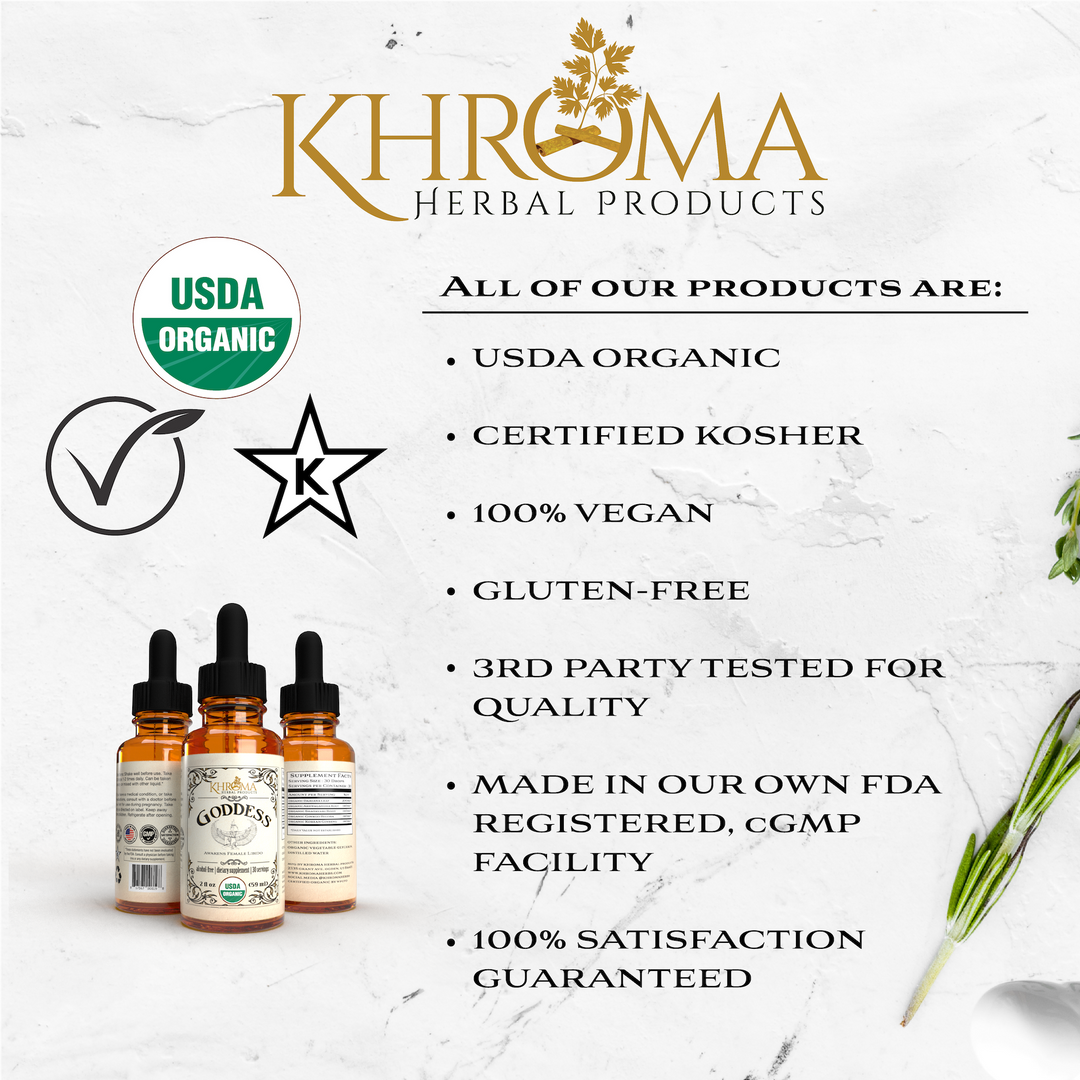 Goddess - Organic Female Blend – Khroma Herbal Products