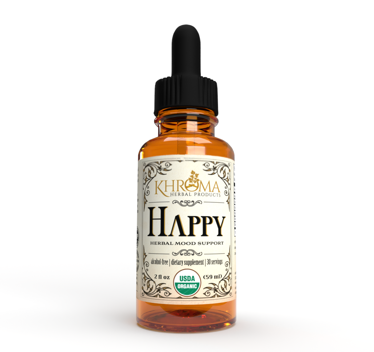HAPPY - Organic Mood Enhancer – Khroma Herbal Products